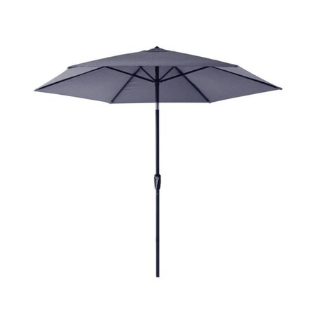 Gan Eden 9 ft. Davenport Tiltable Blue Patio Umbrella GA2742376 | Zoro